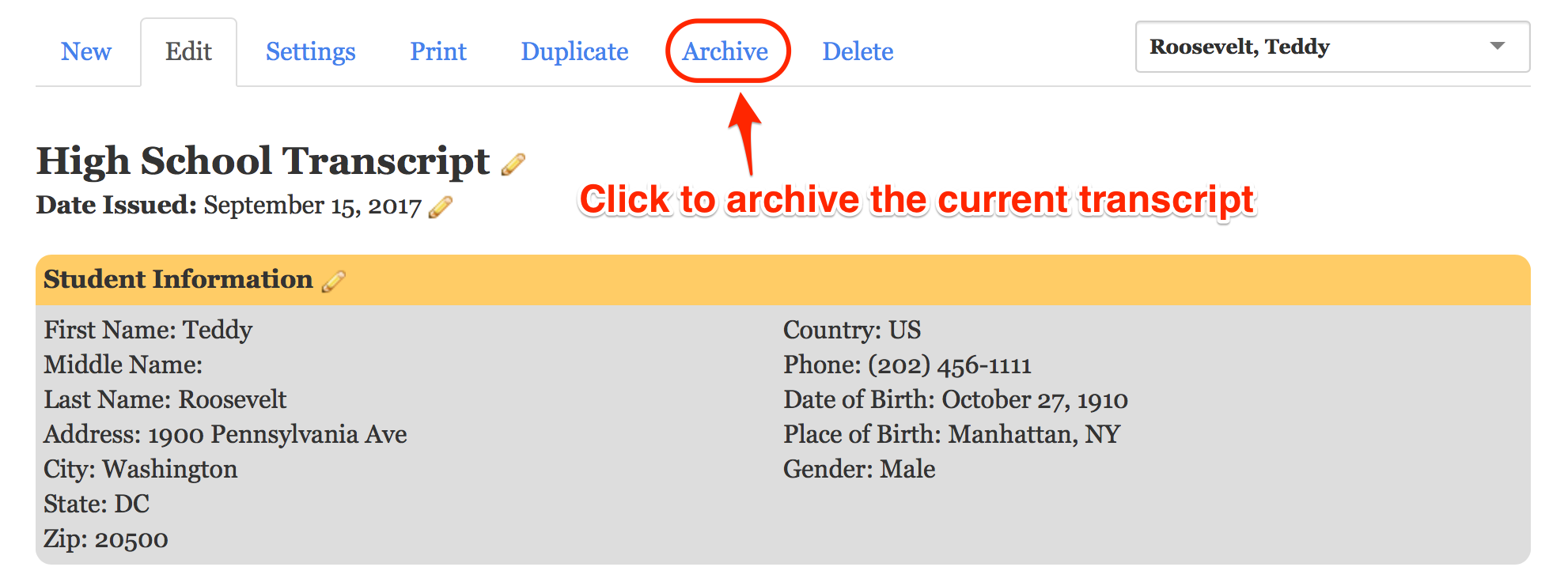 New archiving feature for schools - Transcript Maker